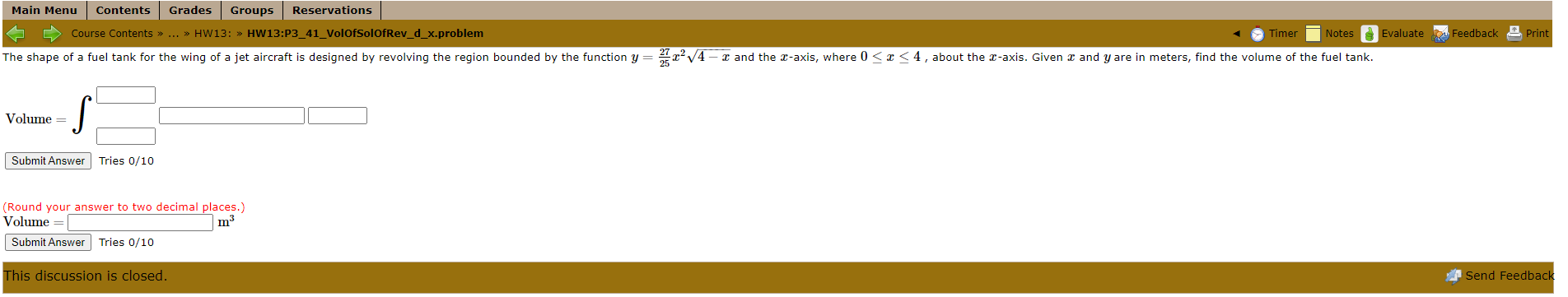 Solved Main Menu Contents Grades Groups Reservations Course | Chegg.com