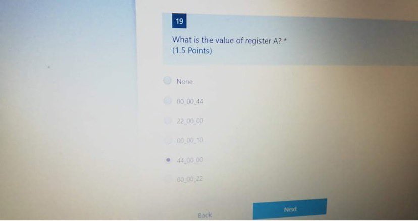 Consider the following object program to run on | Chegg.com