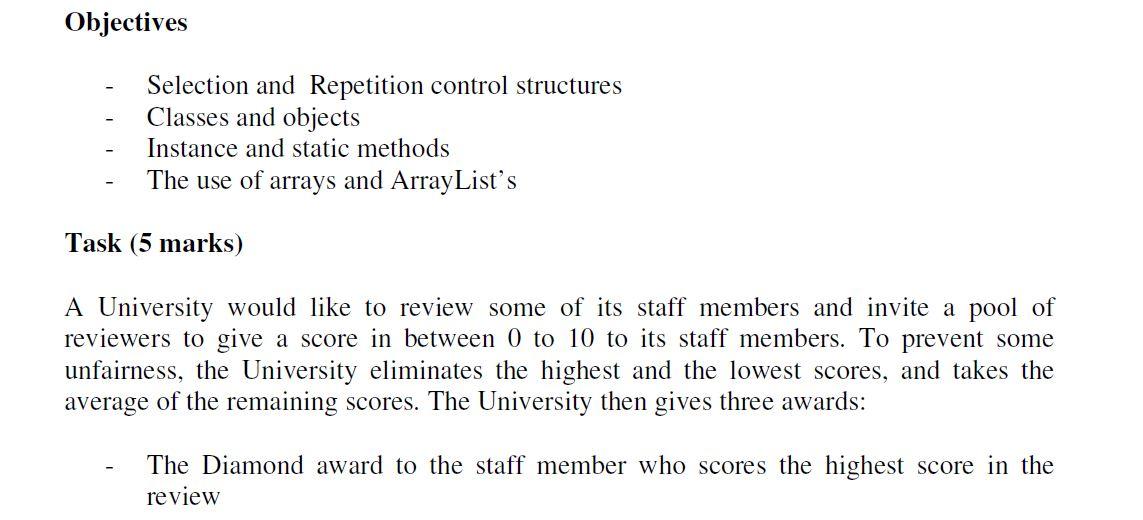 Solved Objectives Selection and Repetition control | Chegg.com
