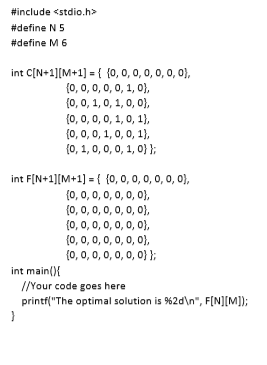 7] (25 pts.) Implement the dynamic programming | Chegg.com