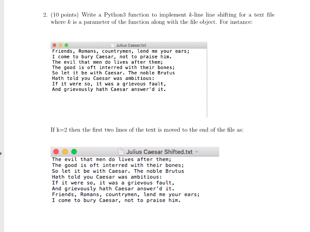 Solved 2 10 Points Write A Python3 Function To Implement 7004