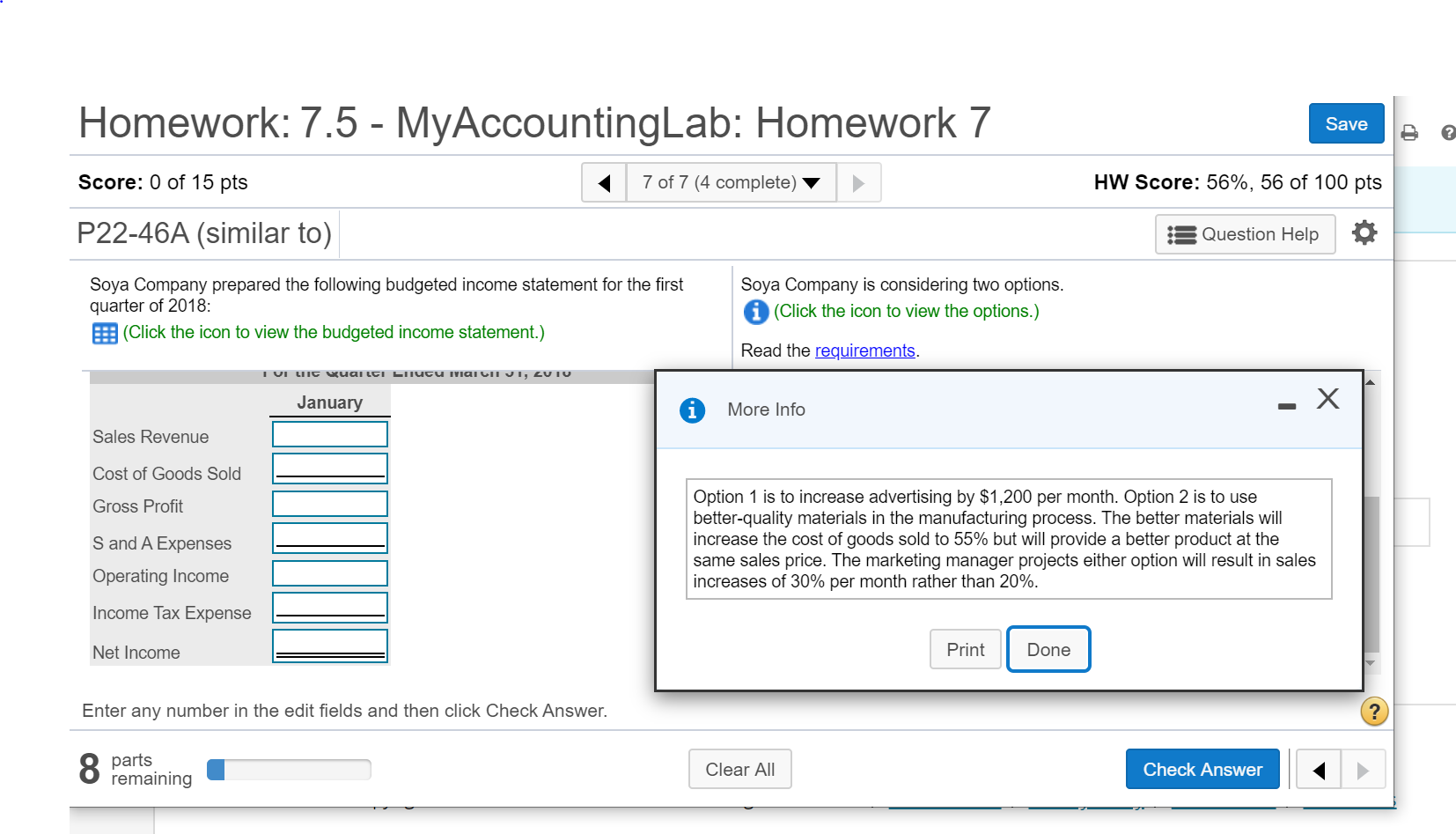 Solved Homework: 7.5 - MyAccountingLab: Homework 7 Save | Chegg.com