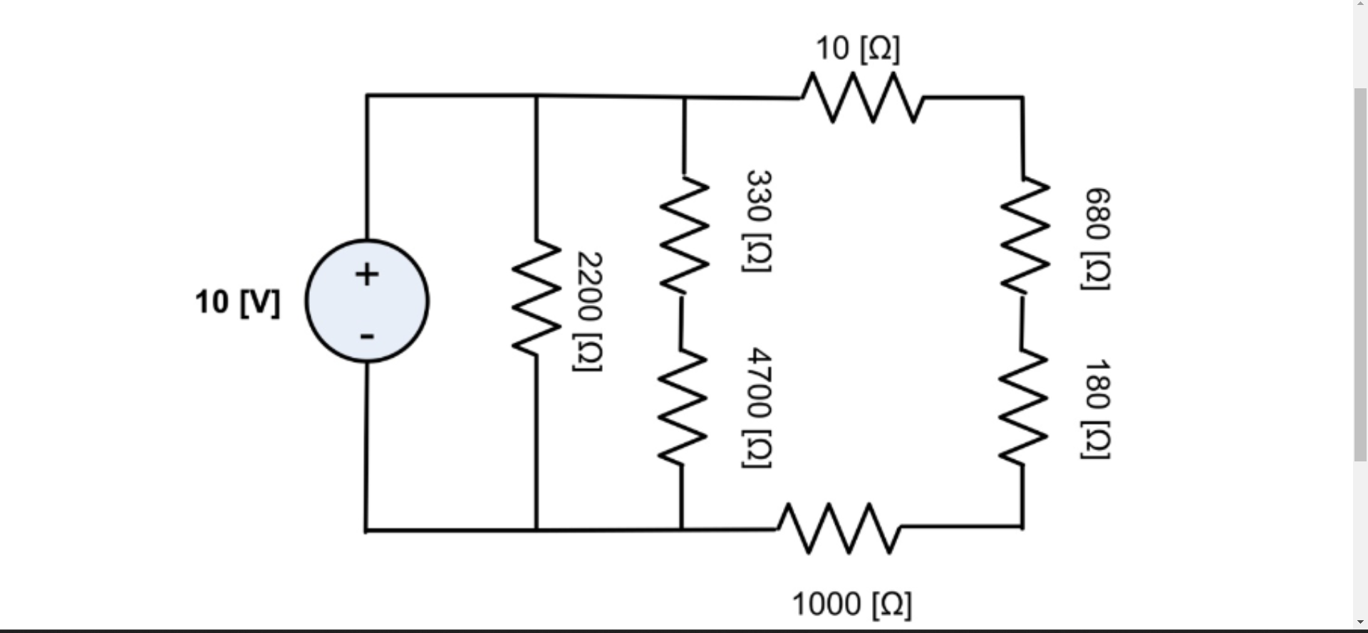 Solved Solve for the voltage and current across each | Chegg.com