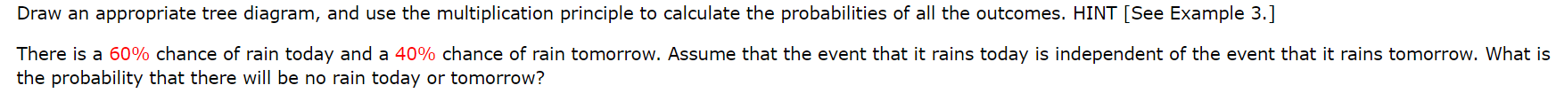 Solved Draw an appropriate tree diagram, and use the | Chegg.com