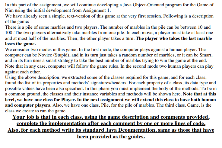 using java to write put some Explanation and show me | Chegg.com