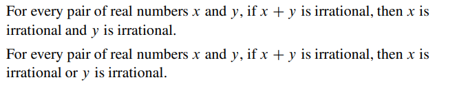 Solved For every pair of real numbers x and y, if x+y is | Chegg.com