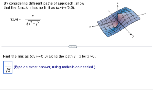 Solved By considering different paths of approach, show that | Chegg.com