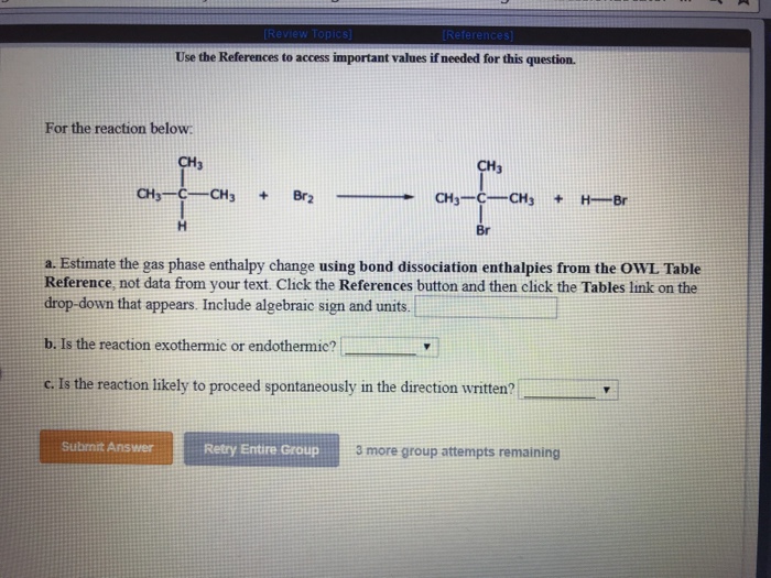Solved Use the References to access important values if | Chegg.com