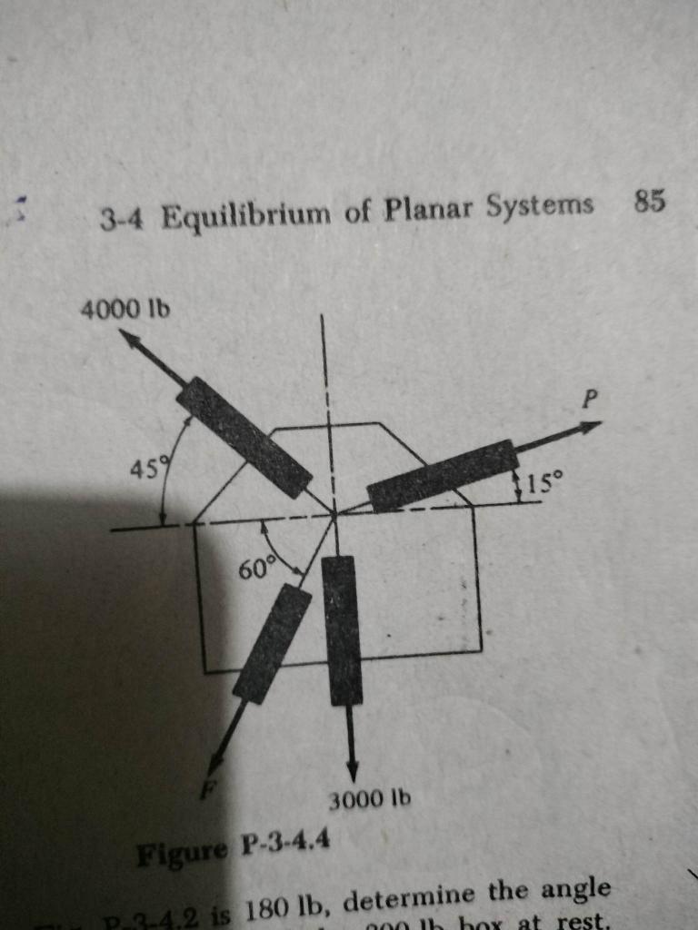3-4 Equilibrium of Planar Systems 85 | Chegg.com