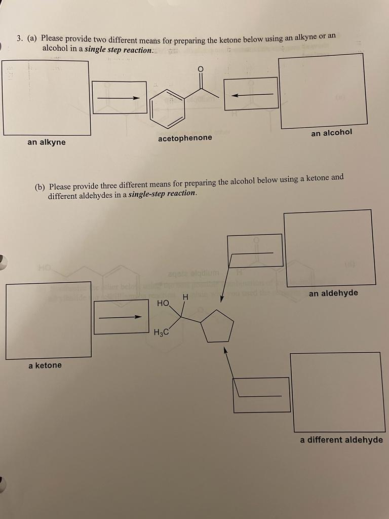 Solved Please provide concise multi-step syntheses for the | Chegg.com