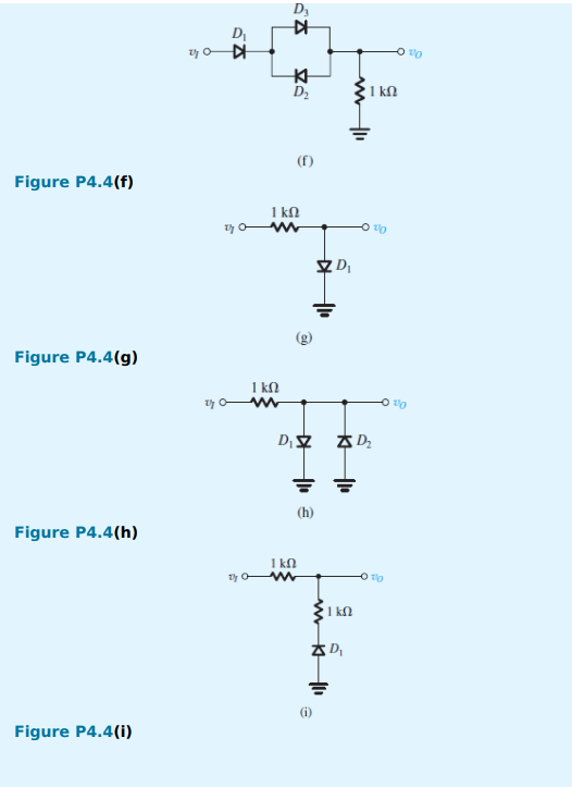 Solved For REAL diodes, not ideal diodes. So replace the | Chegg.com