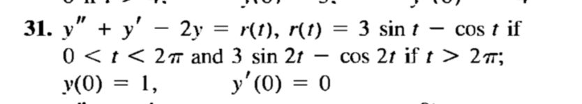 Solved 23–34 INITIAL VALUE PROBLEMS, SOME WITH DISCONTINUOUS | Chegg.com
