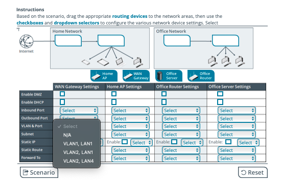 Instructions Based on the scenario, drag the | Chegg.com