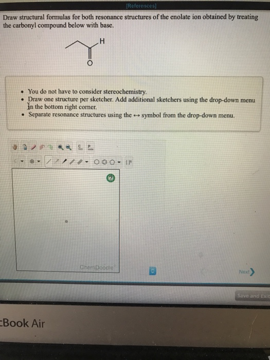 Solved Reference Draw structural formulas for both resonance | Chegg.com
