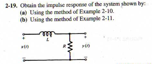 Solved 2-19. Obtain the impulse response of the system shown | Chegg.com