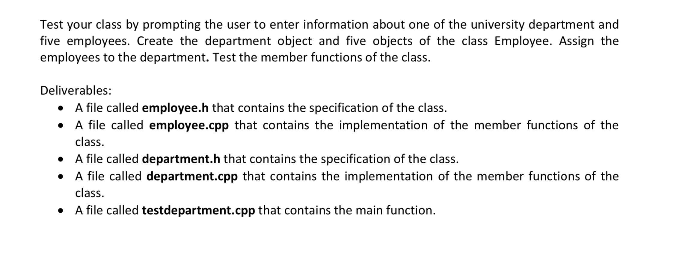 Solved 4. (25 marks) We want to create a class called | Chegg.com