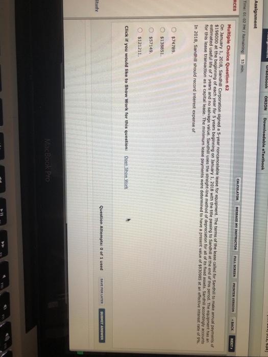 Solved UNTING (BA 311, 312, 634) ment Multiple Choice | Chegg.com Solved UNTING (BA 311, 312, 634) ment Multiple Choice | Chegg.com