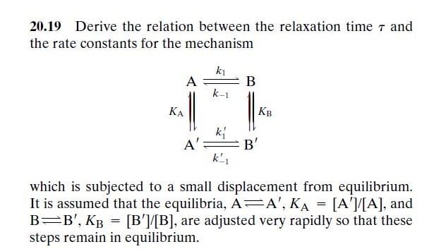 Solved 20.19 Derive the relation between the relaxation time | Chegg.com