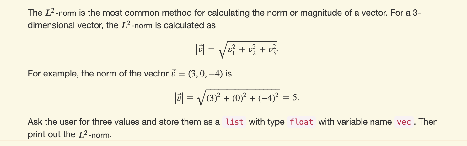 Solved The L? -norm is the most common method for | Chegg.com