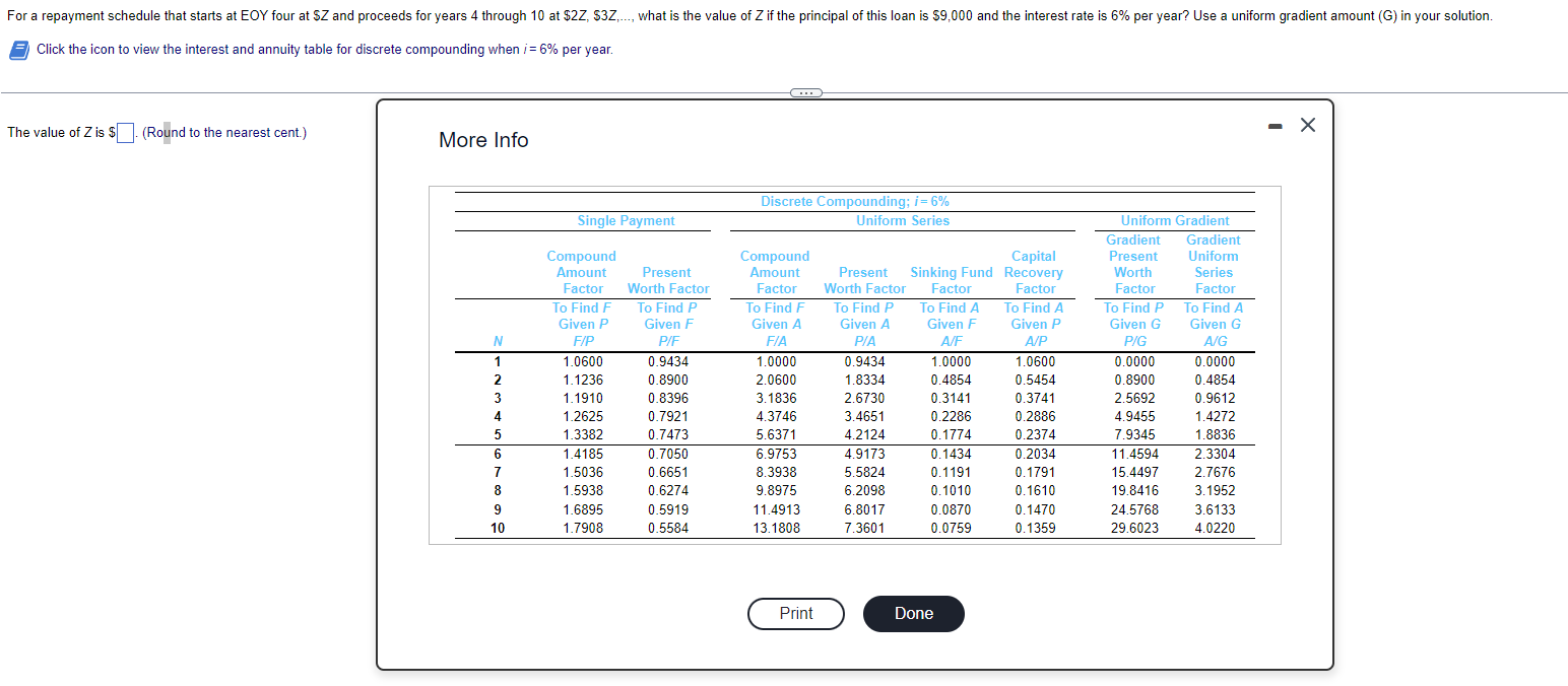 Solved Click the icon to view the interest and annuity table | Chegg.com