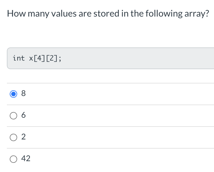 Solved Given the following code fragment, what is the | Chegg.com