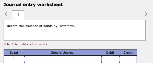 Solved On January 1, 2024, Instaform, Incorporated, issued | Chegg.com
