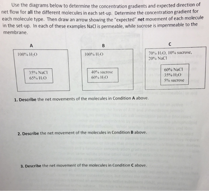 Solved Use the diagrams below to determine the concentration | Chegg.com
