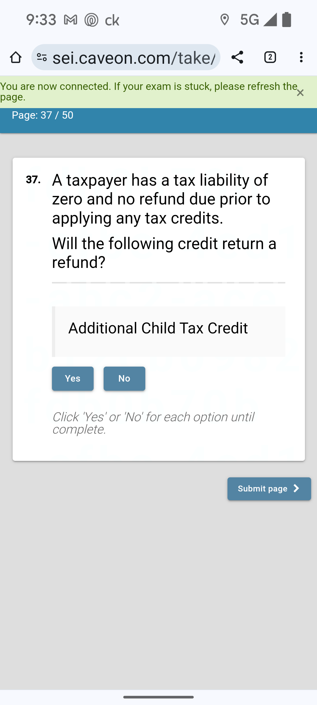 Solved A taxpayer has a tax liability ofzero and no refund | Chegg.com