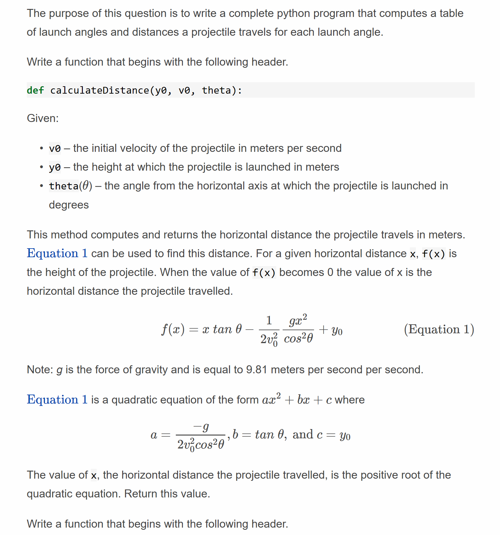 Solved The purpose of this question is to write a complete | Chegg.com