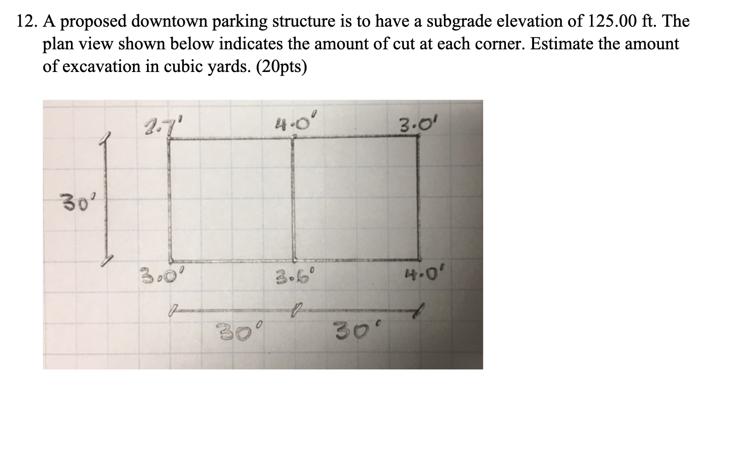 A proposed downtown parking structure is to have a | Chegg.com