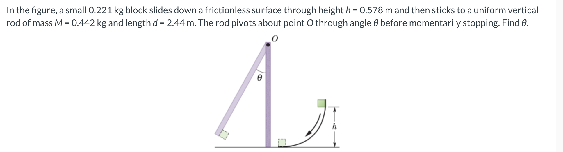 Solved In ﻿the figure, a small 0.221 kg ﻿block slides down a | Chegg.com
