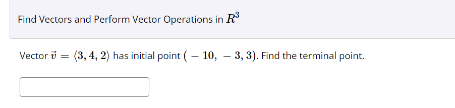 Solved Find Vectors and Perform Vector Operations in RP | Chegg.com