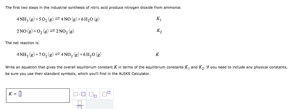 Solved The first two steps in the industrial synthesis of | Chegg.com