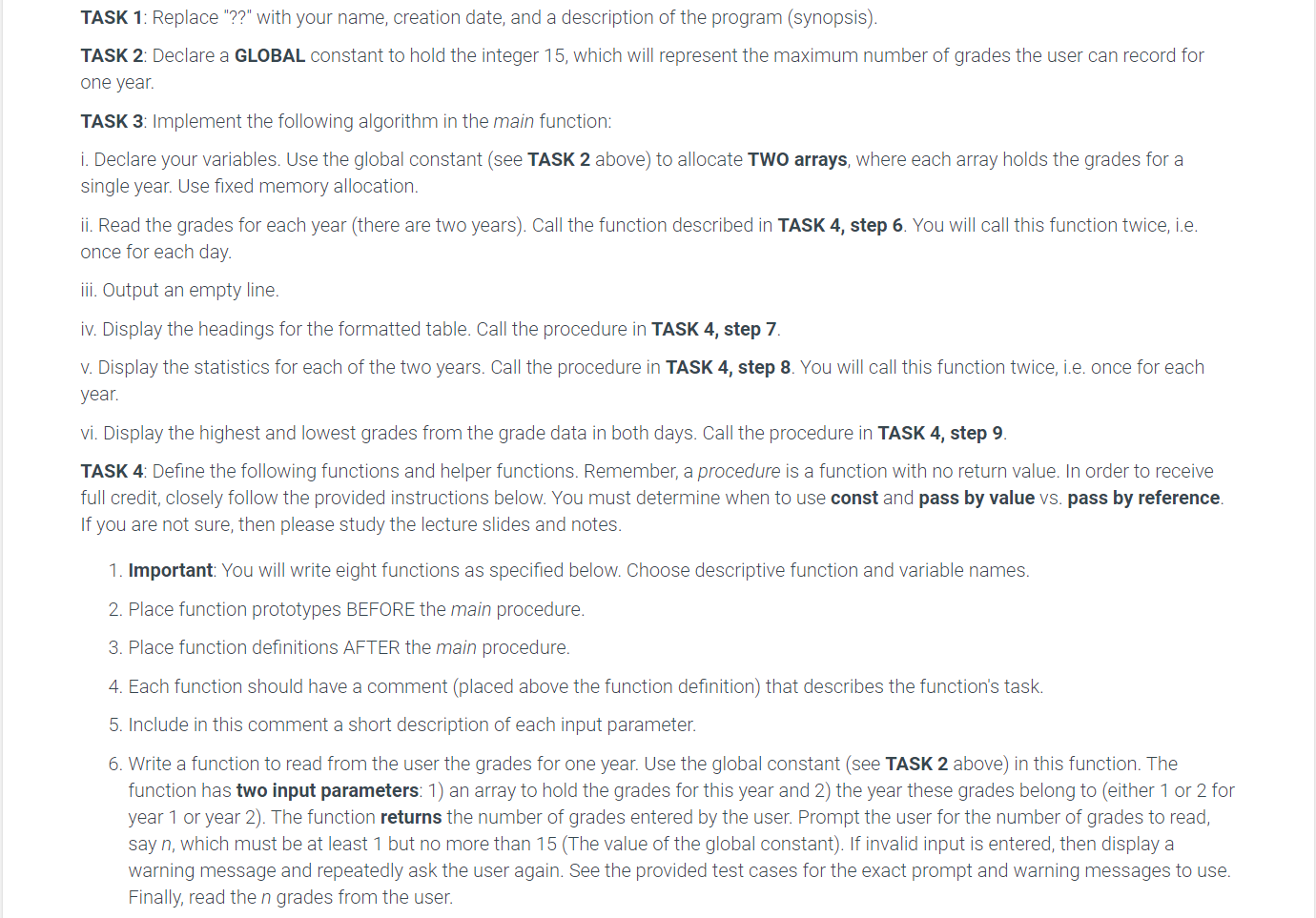 Solved 4TH TIME REPOSTING THIS USE THE GIVEN CODE AT THE | Chegg.com