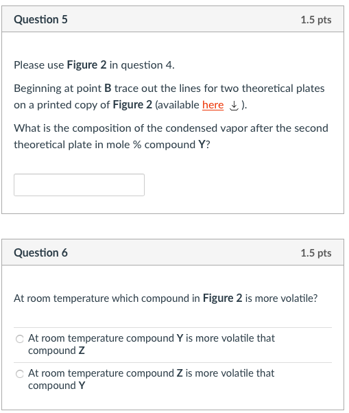 FIGURE 2 / Compound Y - compound Z phase diagram at 1 | Chegg.com