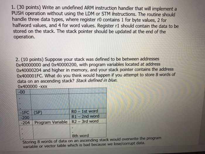 Program: Keil uVision ARM 7TDMI Course: Arm Assembly | Chegg.com