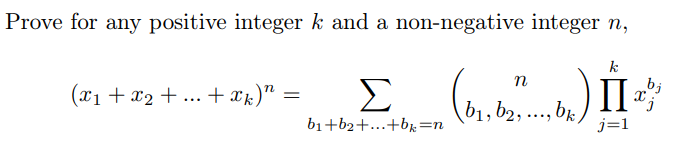 Solved Prove for any positive integer k and a non-negative | Chegg.com