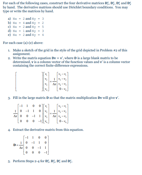 Solved For each of the following cases, construct the four | Chegg.com