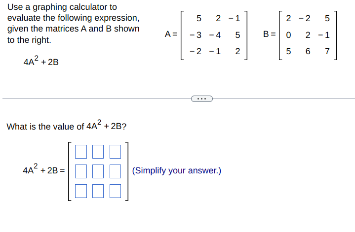 Solved Use a graphing calculator to evaluate the following | Chegg.com