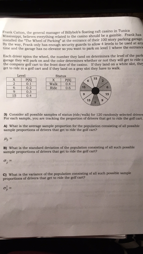 Solved Frank Catton, the general manager of Billybob's | Chegg.com
