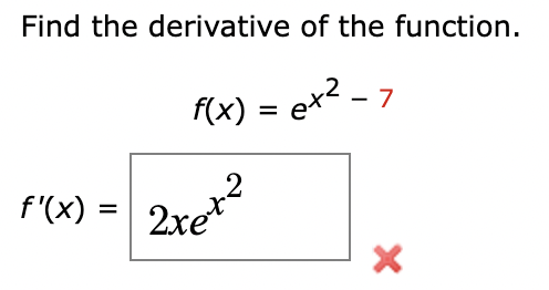 Solved Find the derivative of the function. | Chegg.com