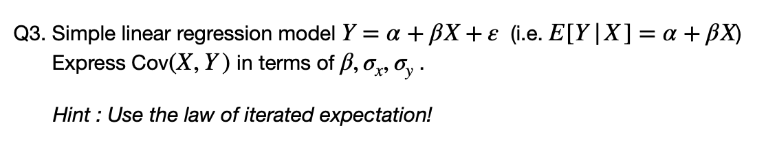 Solved how can we apply the law of iterated expectation | Chegg.com