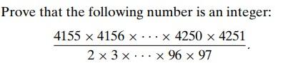 Solved Prove that the following number is an integer: | Chegg.com