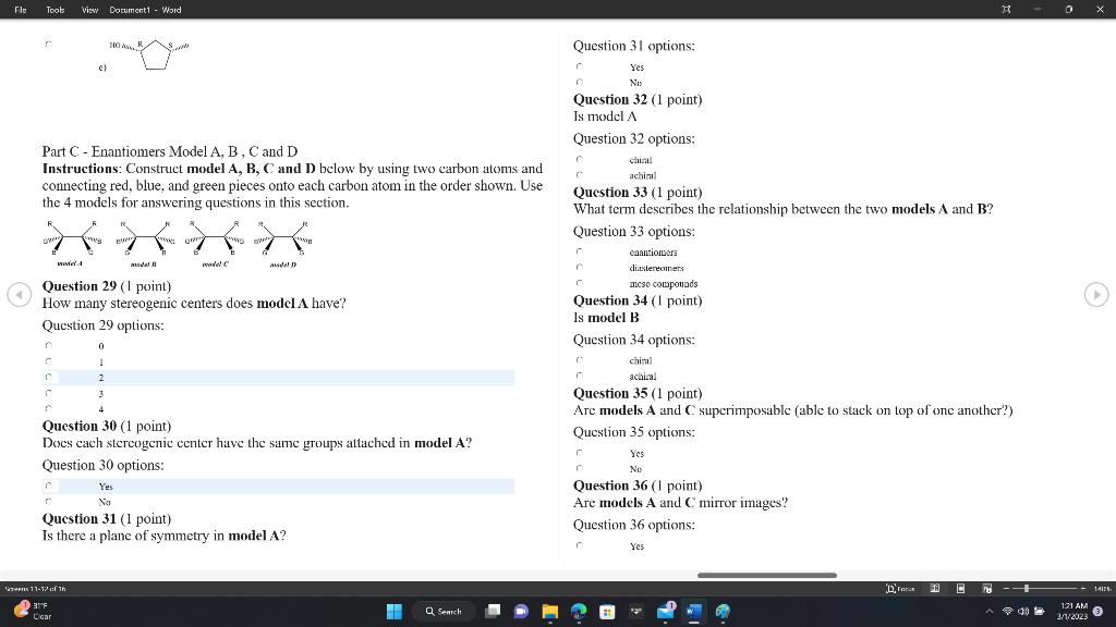 Solved Question 31 options: O Nos Yes Question 32 (1 | Chegg.com