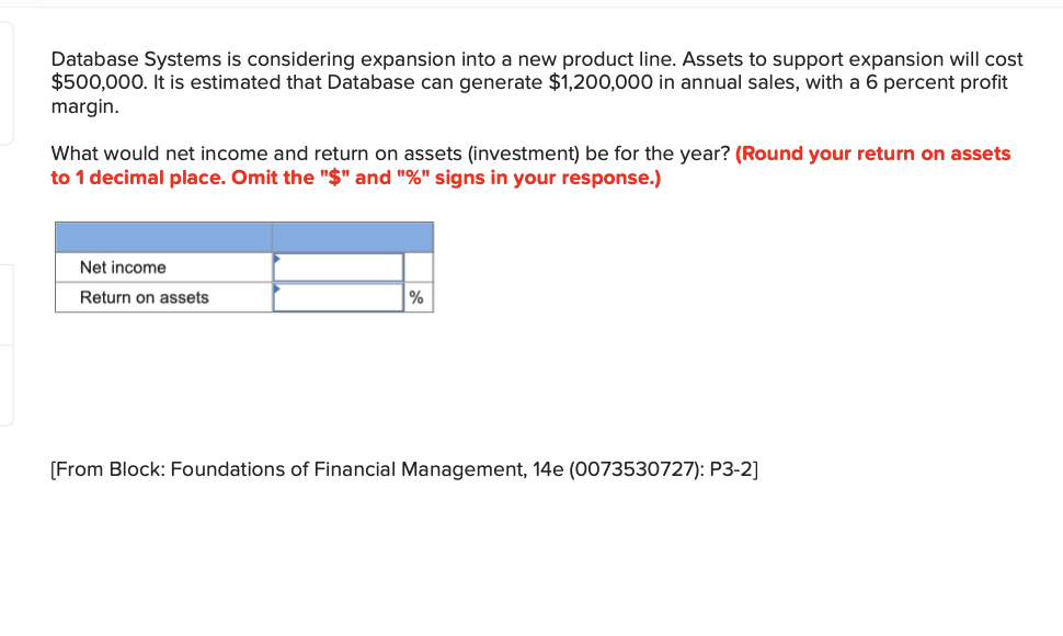 Solved Database Systems is considering expansion into a new | Chegg.com