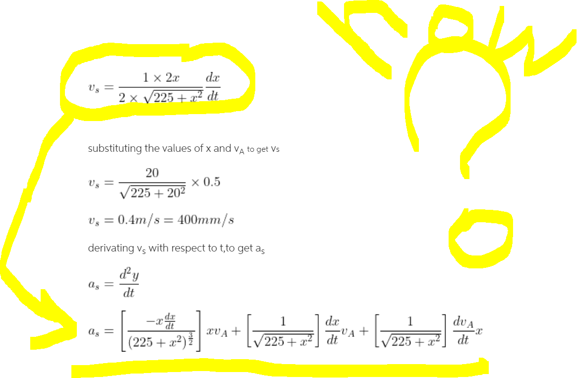 Solved how to differentiate dot r to dot dot r. plz show | Chegg.com