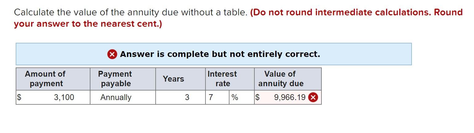 Solved Complete the ordinary annuity as an annuity due | Chegg.com