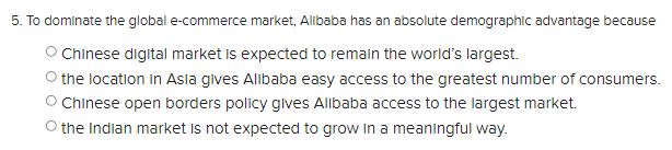 Solved Required Information Alibaba Group The following | Chegg.com