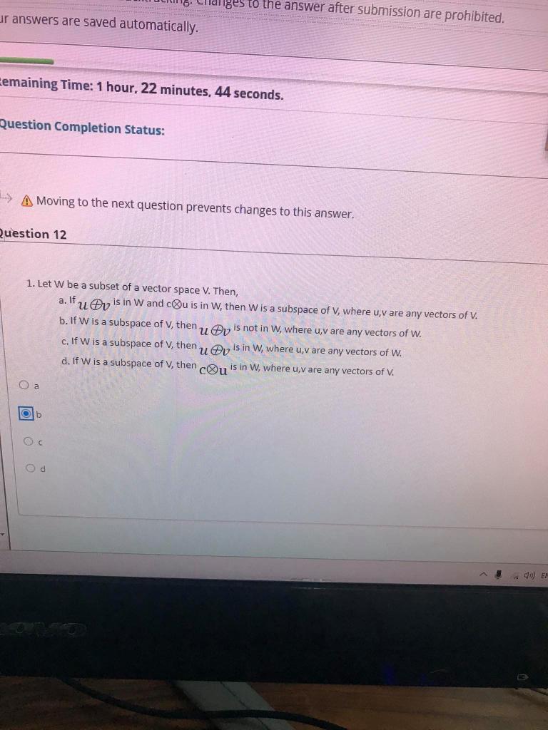 Solved Saved automatically. Remaining Time: 1 hour, 26 | Chegg.com