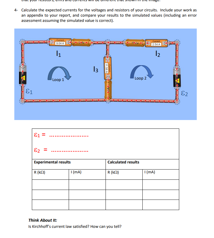 Solved Activity 1: Kirchoff's Current Rule Since we have | Chegg.com